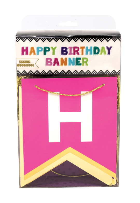 Bold & Bright Birthday Banner