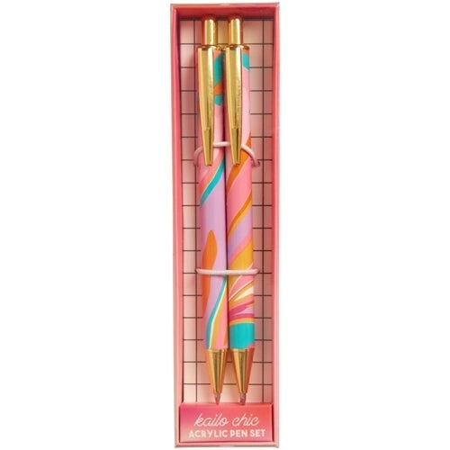 Marble Set of Pens