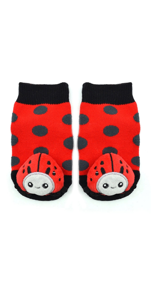 Ladybug Boogie Toes Rattle Socks