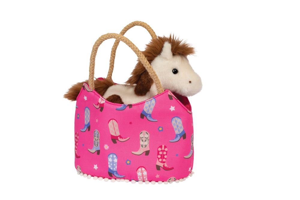 COWGIRL BOOTS SASSY SAK W/HORSE