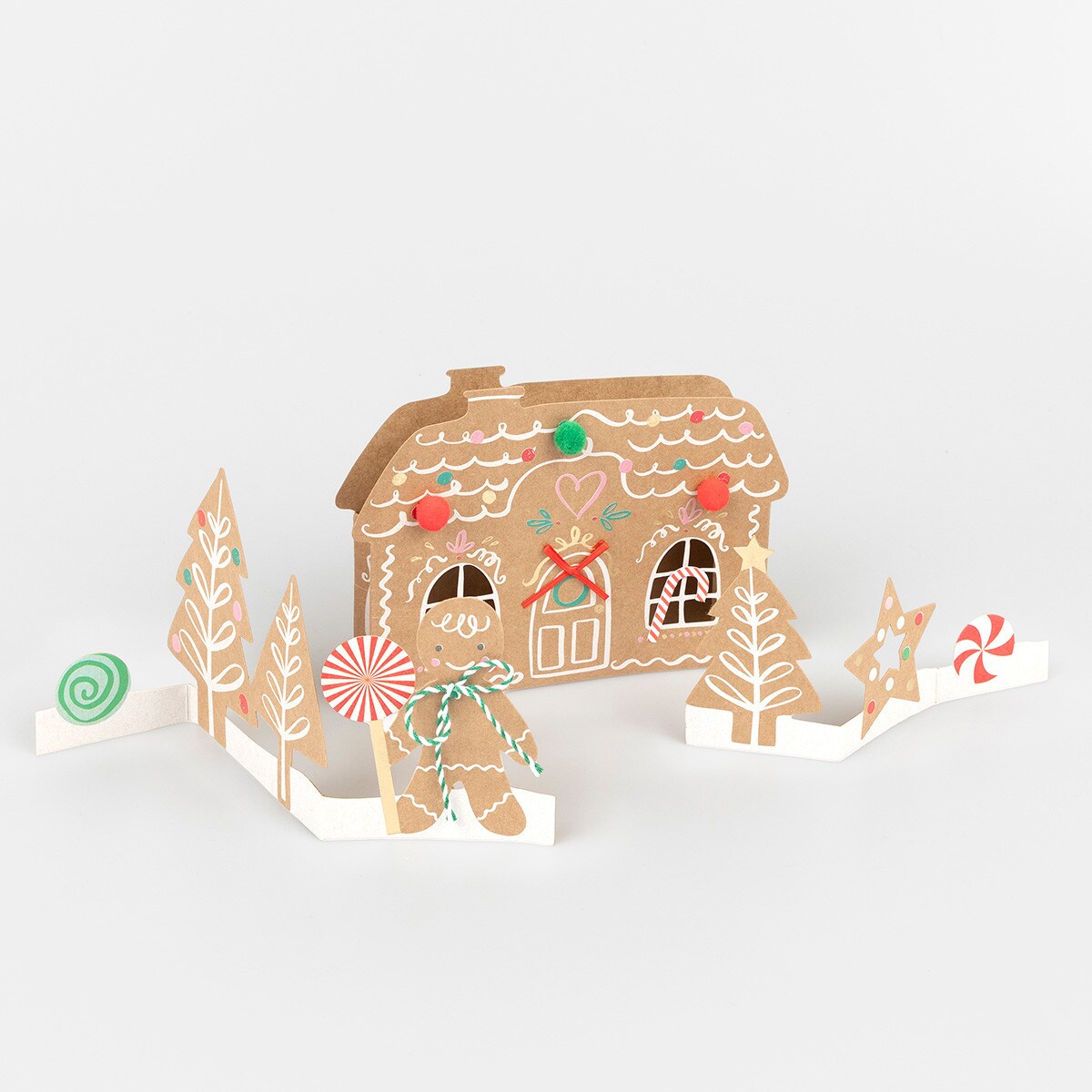 Pop Up Gingerbread Card