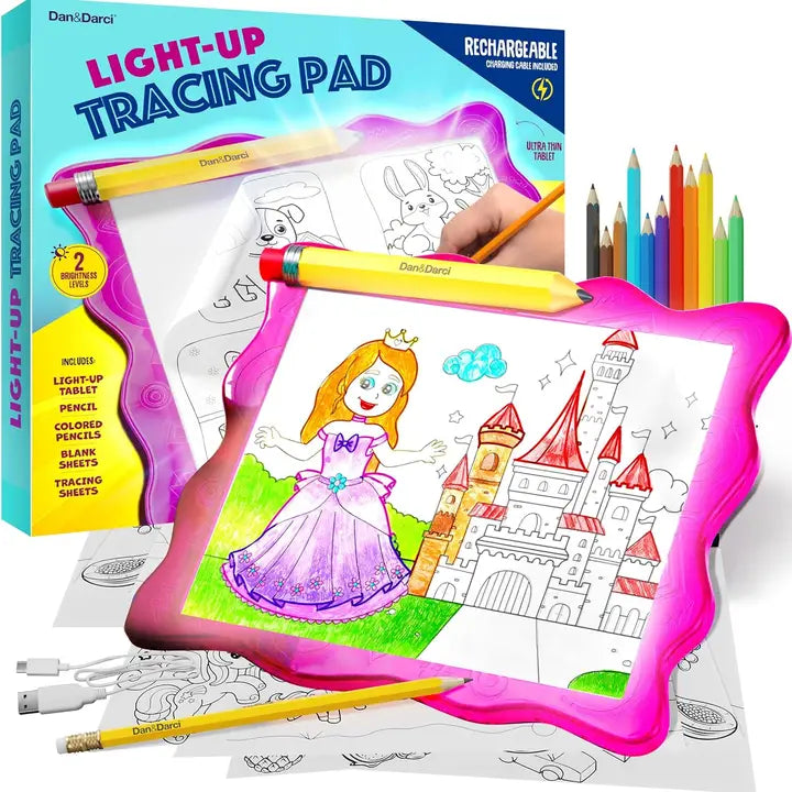 Light Up Tracing Pad For Kids - Drawing Tracer Board