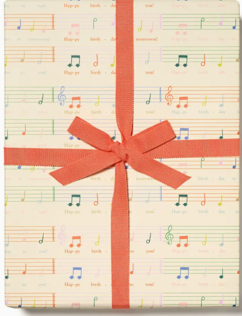 Birthday Song Birthday Wrapping Paper