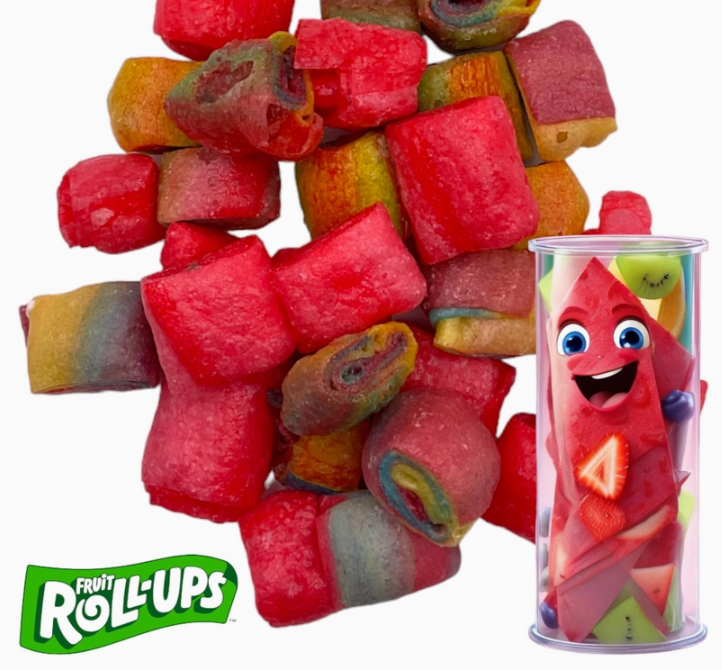 Freeze Dried Fruit Rolls Ups 3oz bag