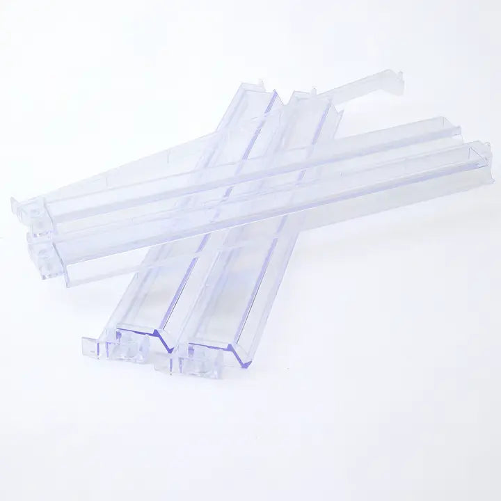 Acrylic Rack and Pusher Set - Clear