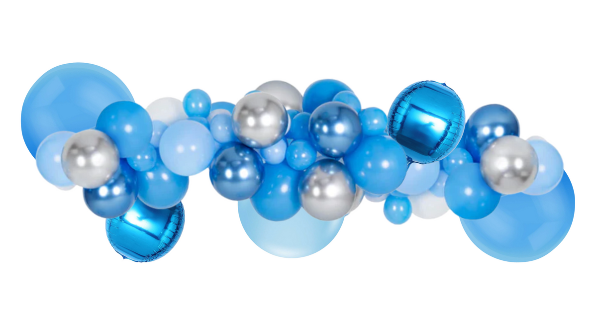 Blue Balloon Garland