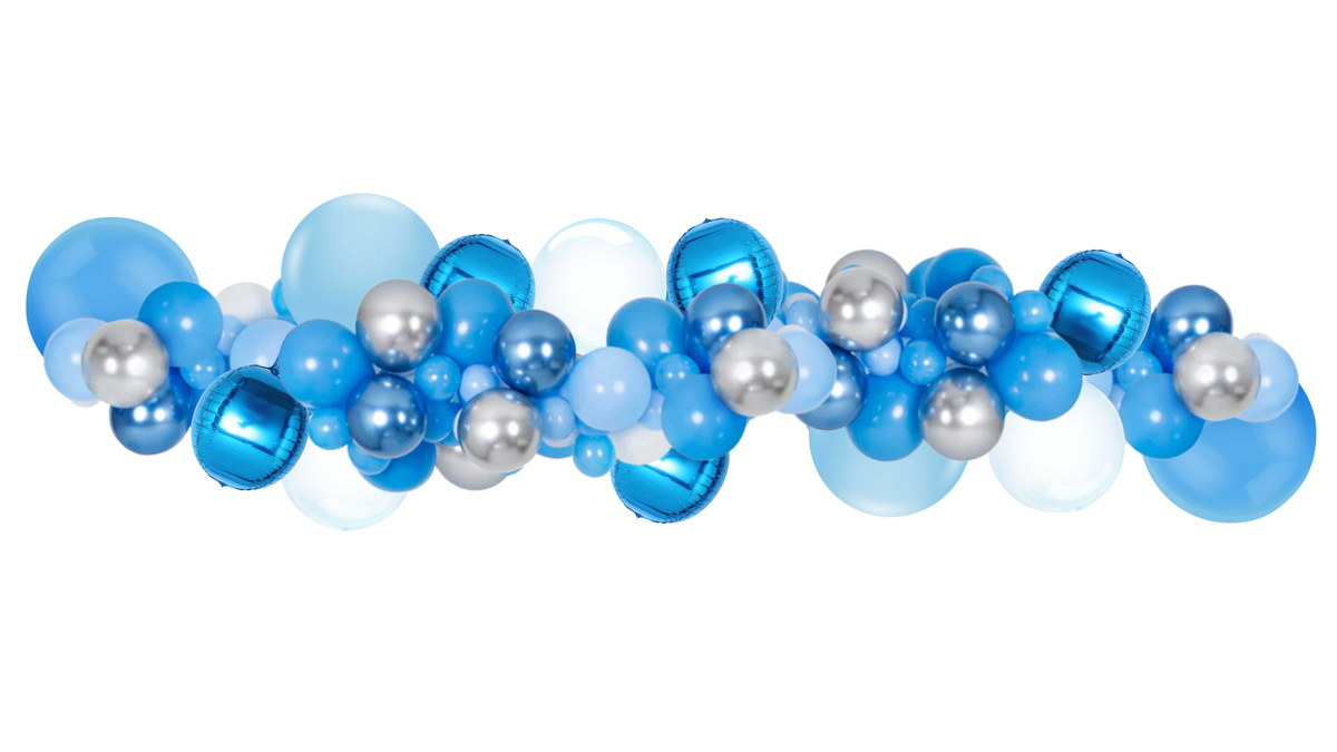 Blue Balloon Garland