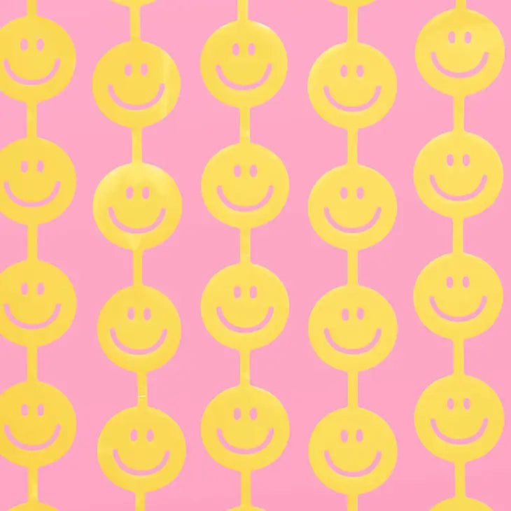 Party Decor Smiley Foil Curtain