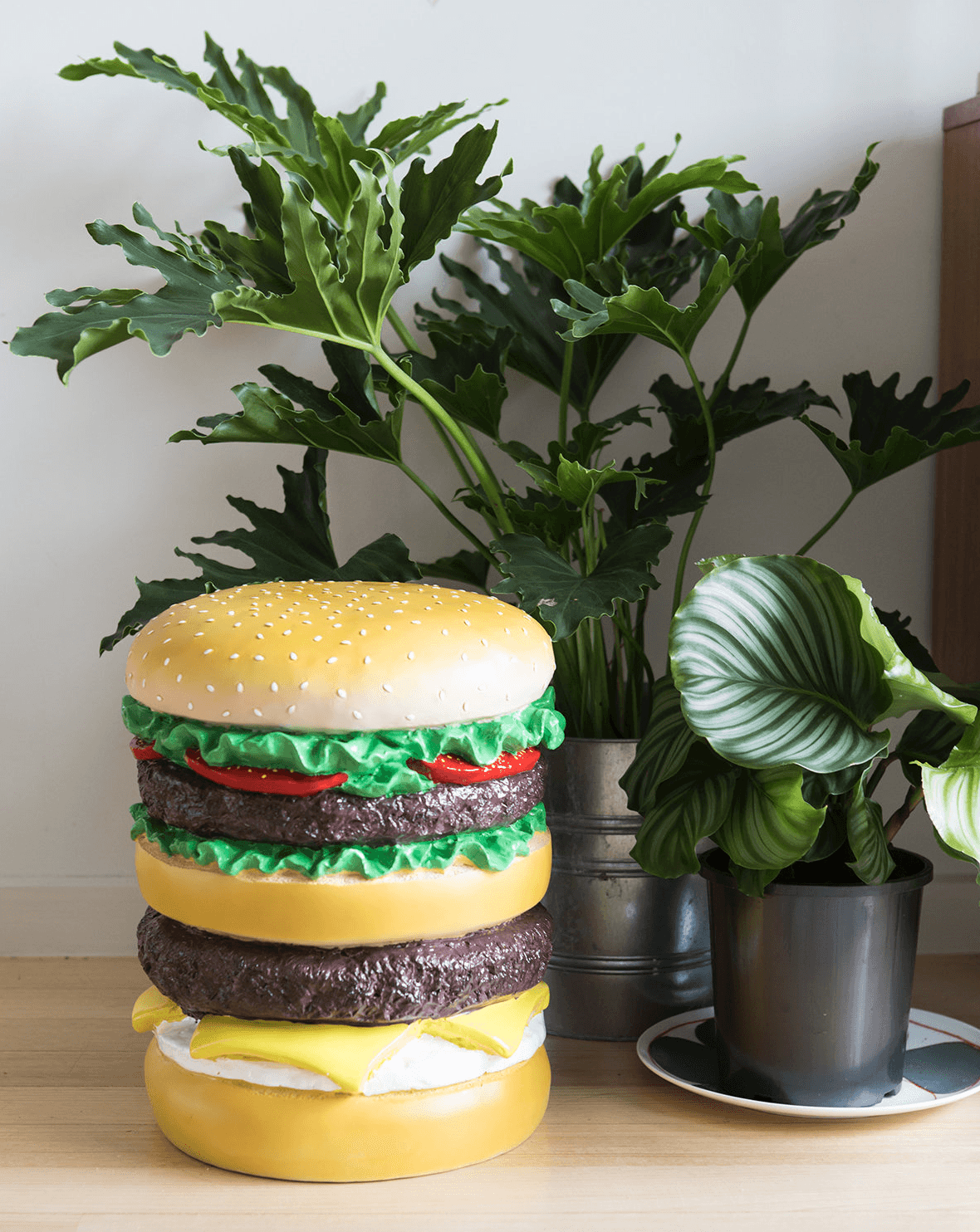 Giant Hamburger Stool