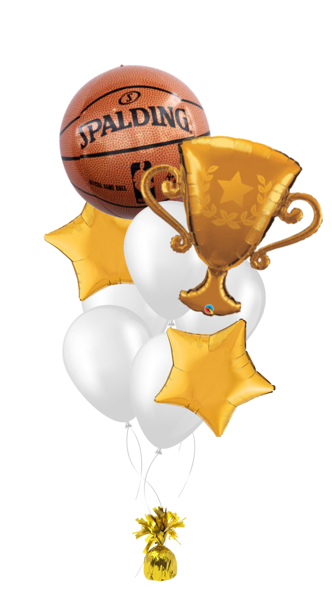 Basketball Balloon Bouquet Lakers Birthday Bouquet Any Occasion